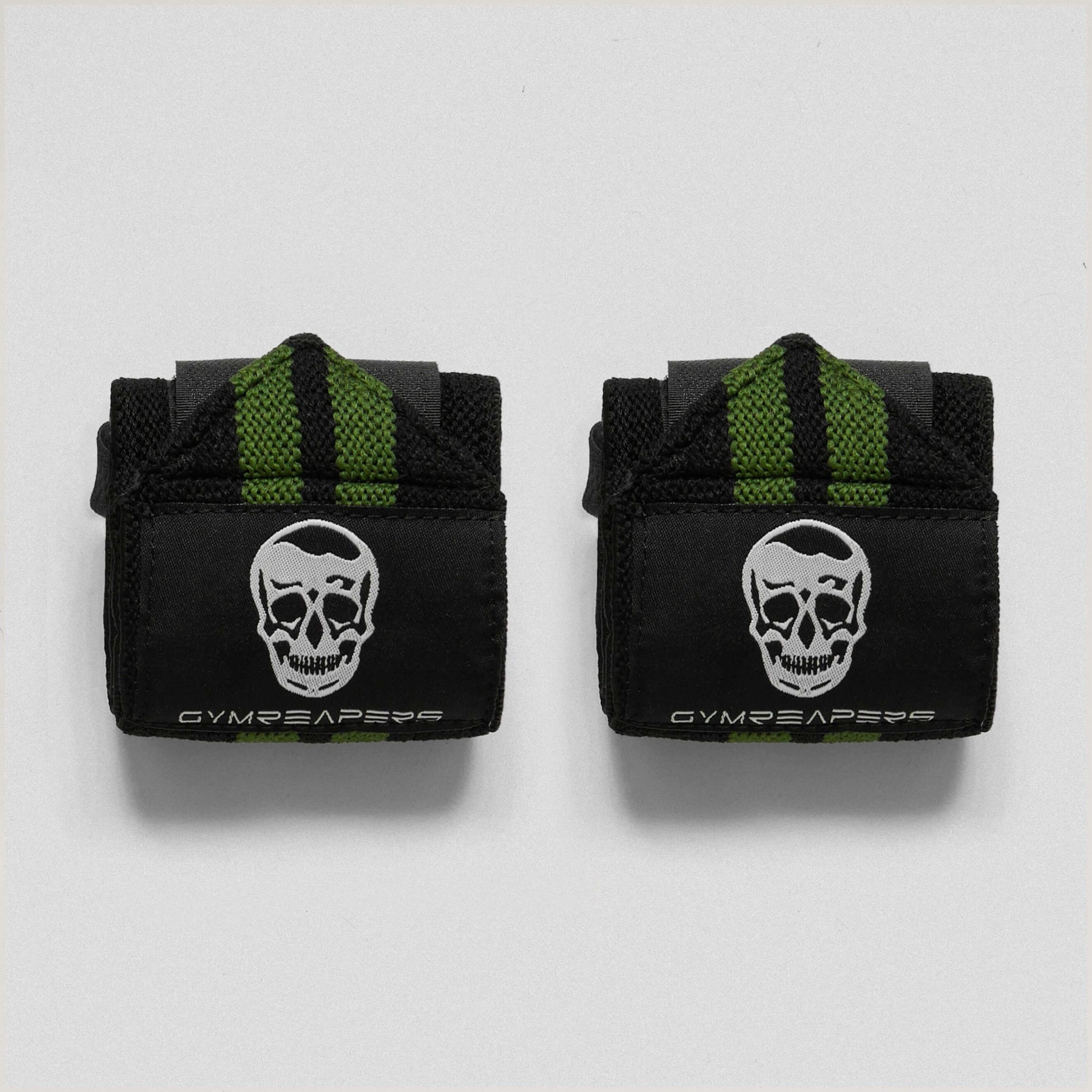 Gymreapers Wrist Wraps - 18" Weightlifting Wrist Support - Green